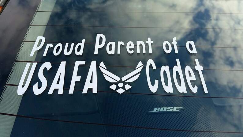 US Air Force Academy Proud Parent Decal for Car Auto Window | Etsy