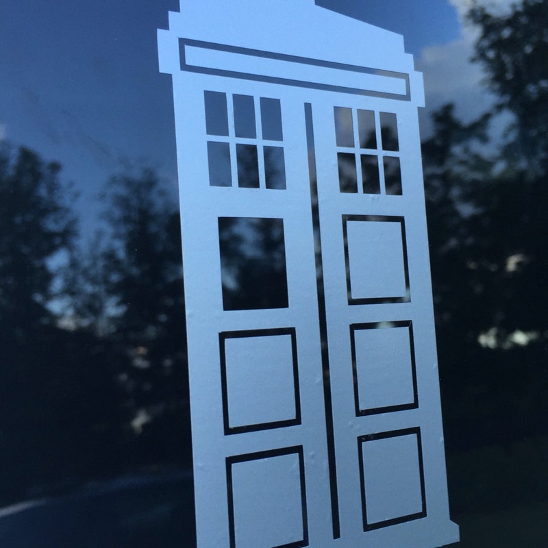 Tardis Wall Decal - Etsy