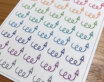 Arrow stickers | Etsy