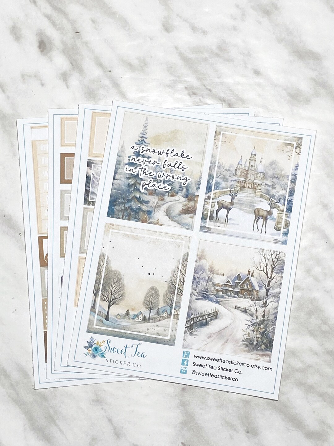 A Snowflake Never Falls in the Wrong Place Mini Kit - Etsy