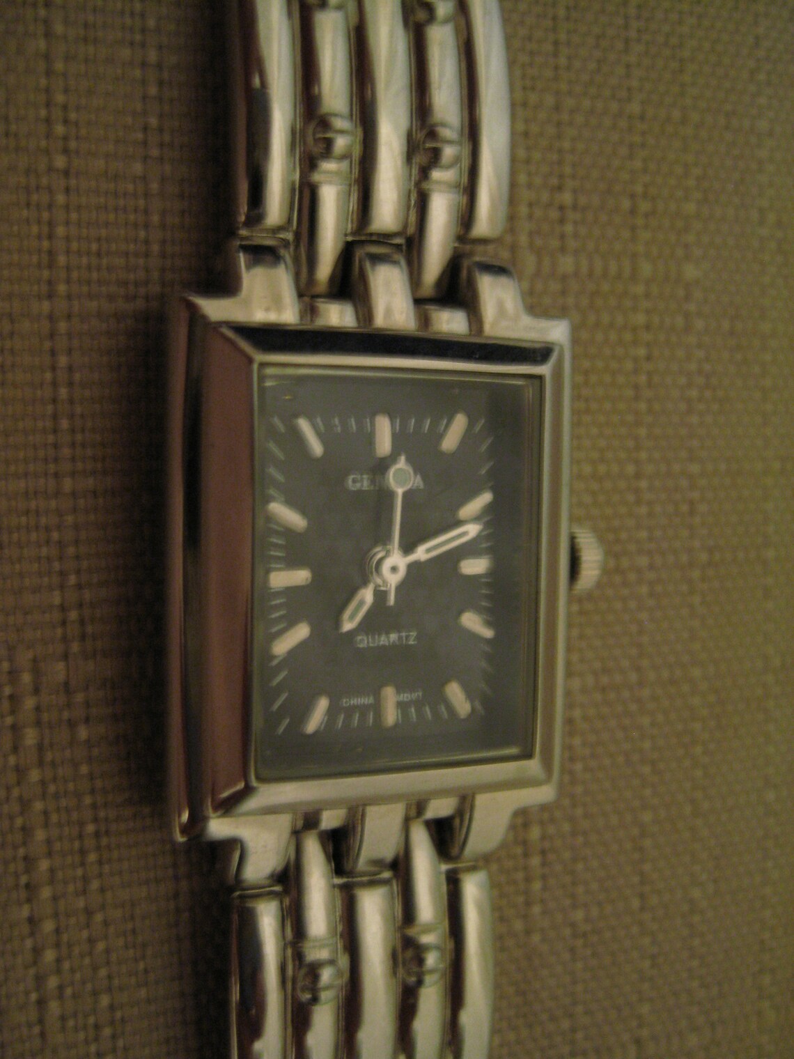 GENEVA Women's Watch Glow in the Dark Silver Tone - Etsy