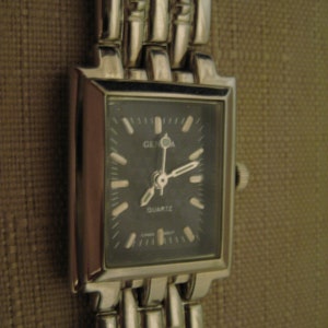 GENEVA Women's Watch Glow in the Dark Silver Tone - Etsy