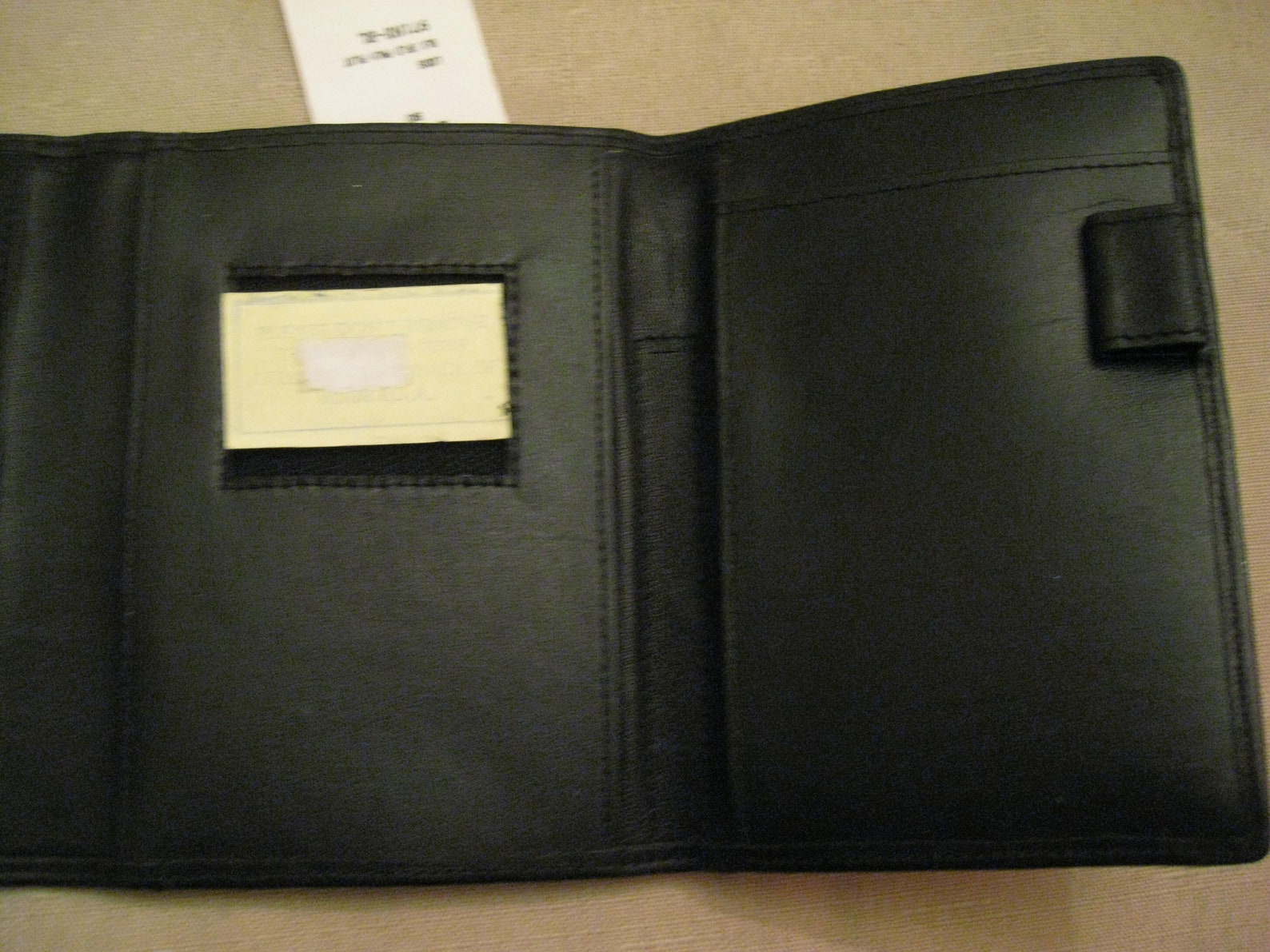 LODIS LOS ANGELES Wallet Unisex Genuine Black Leather Tri-Fold | Etsy