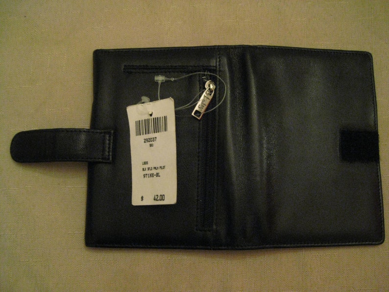LODIS LOS ANGELES Wallet Unisex Genuine Black Leather Tri-fold - Etsy