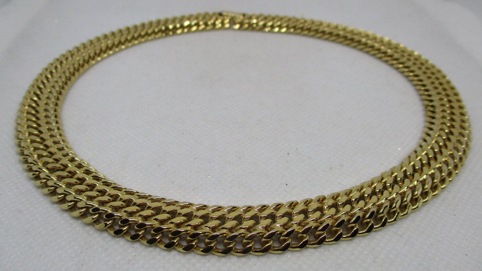 Monet Heavy Gold Tone Chain Necklace Monet Gold Tone Metal - Etsy