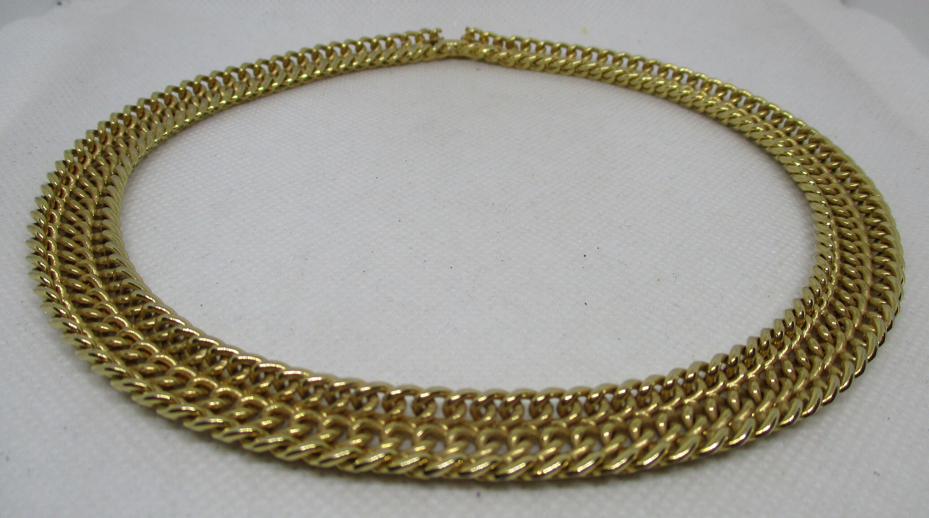 Monet Heavy Gold Tone Chain Necklace Monet Gold Tone Metal - Etsy