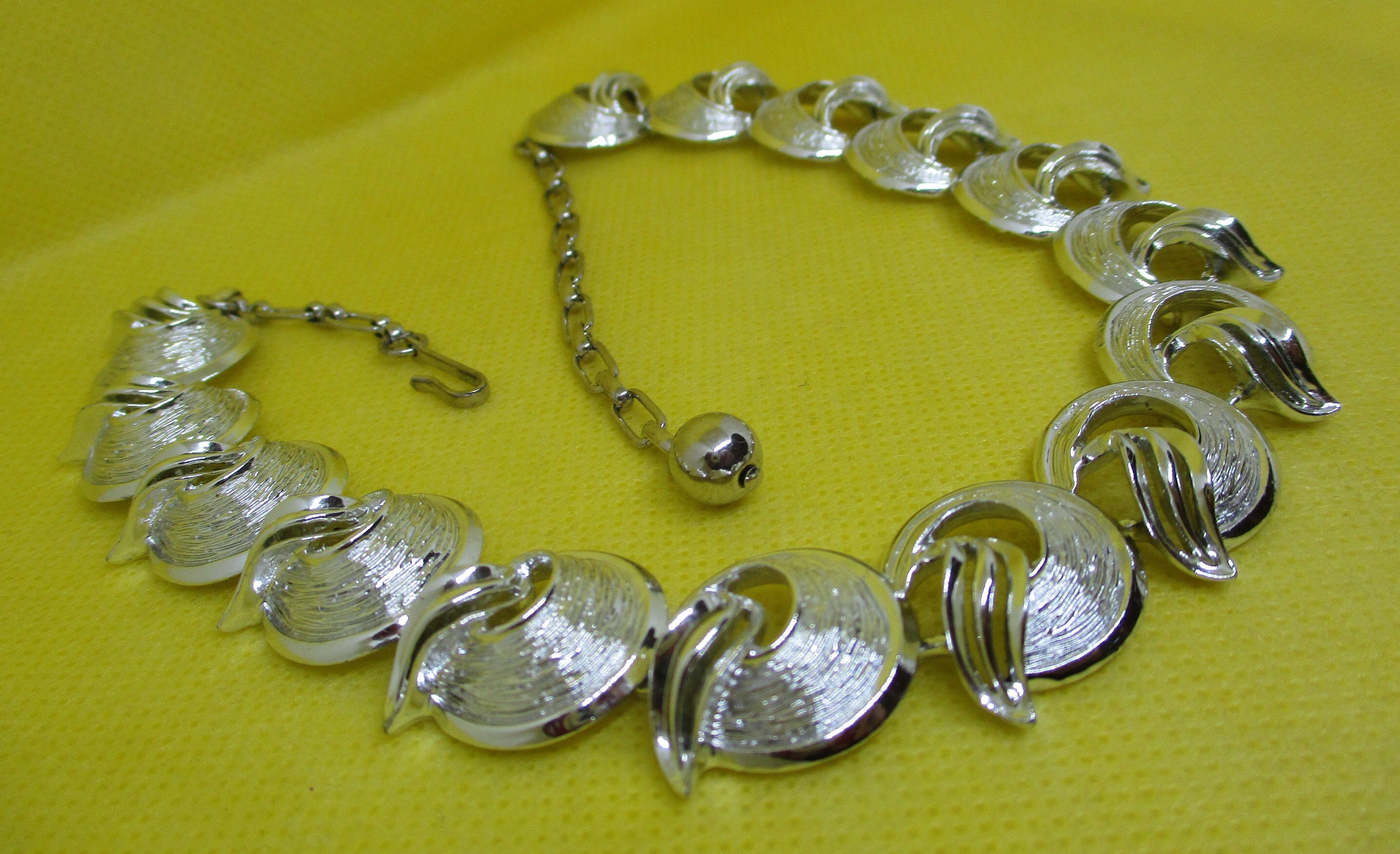 NEVER WORN CORO Necklace Coro Silver Tone Metal Open Textured - Etsy
