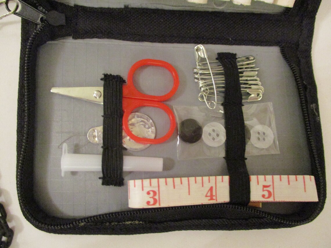 Portable Sewing Kit 32 Piece Travel Sewing Kit Fabric Sewing | Etsy