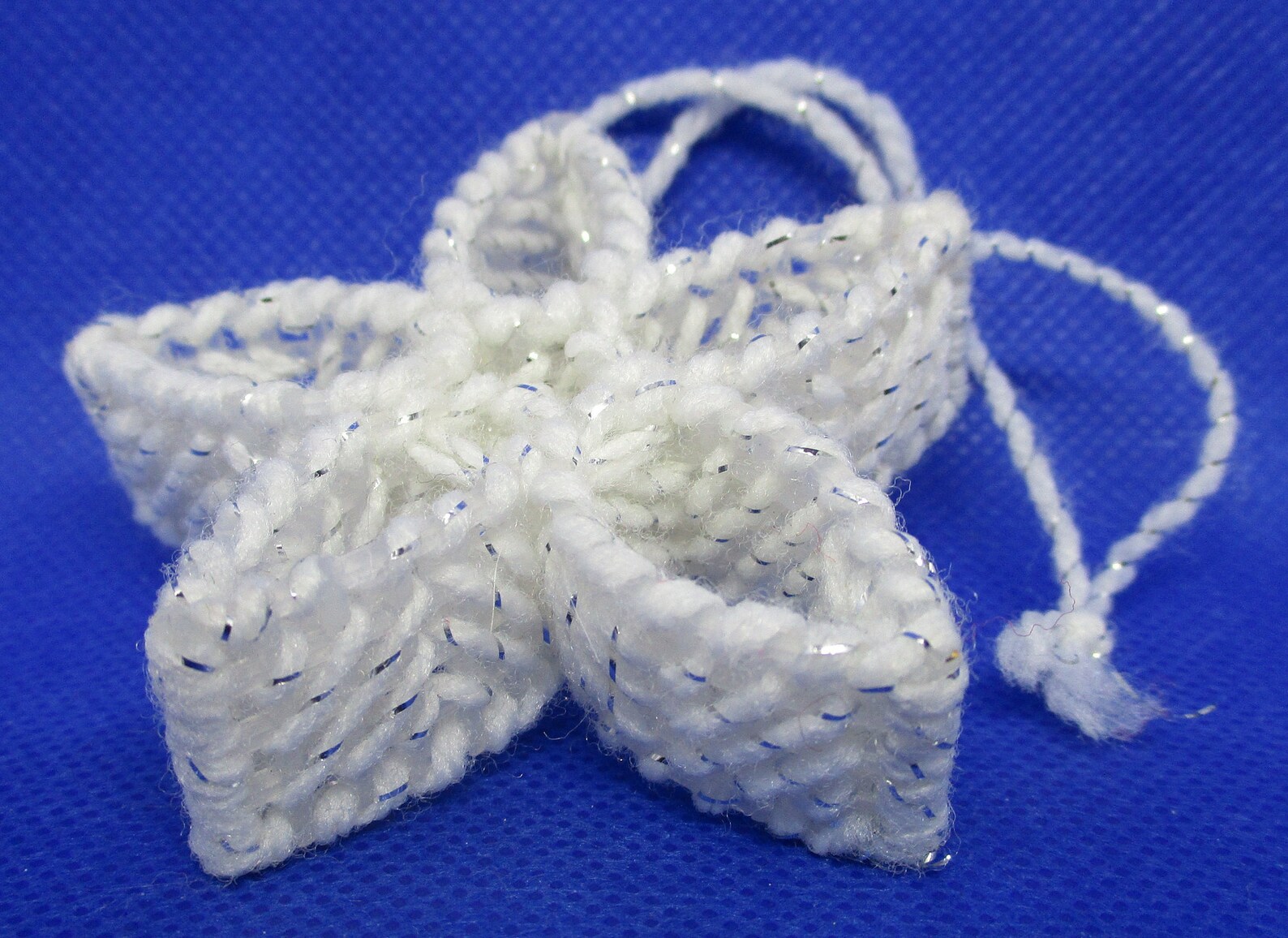 4 HANDMADE Decoration Plastic Canvas Cross Stitch Flower Star | Etsy