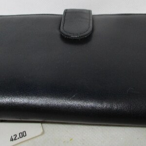 LODIS LOS ANGELES Wallet Unisex Genuine Black Leather Tri-fold Wallet ...