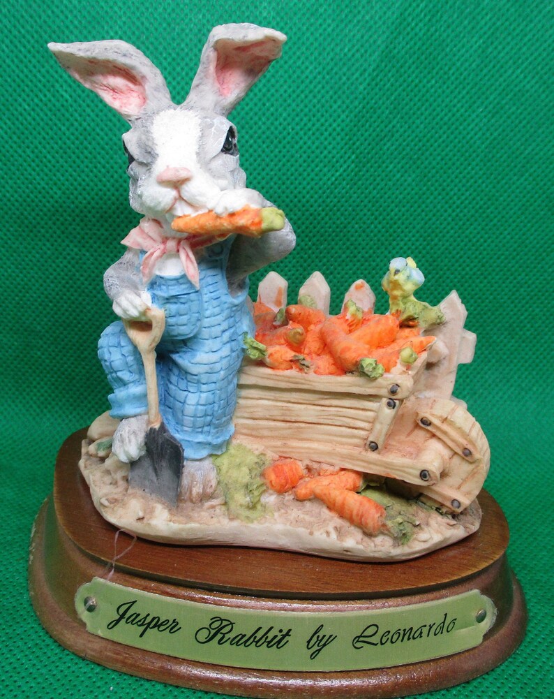 Little Nook Village By Lionardo Jasper Rabbit Figurine 1988 | Etsy