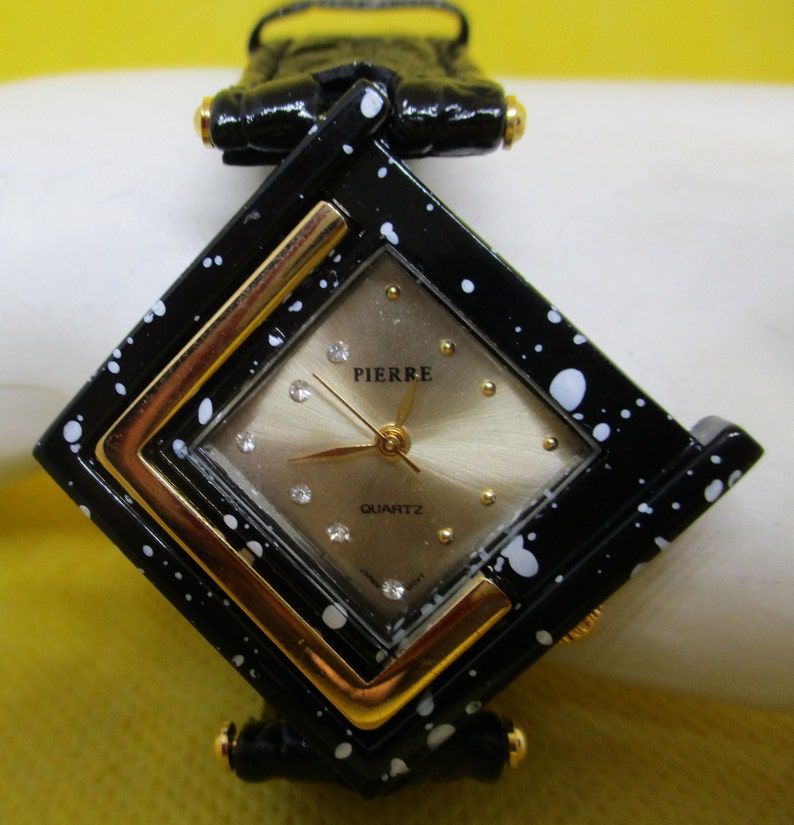 Pierre Women Watch Vintage Rhinestone Pierre Womens Quartz - Etsy