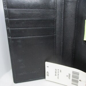 LODIS LOS ANGELES Wallet Unisex Genuine Black Leather Tri-fold Wallet ...