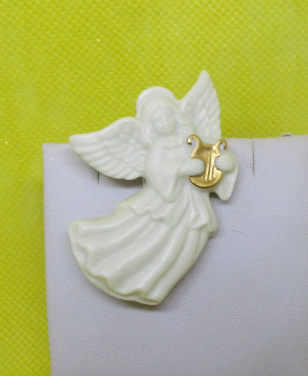 Vintage Lenox Porcelain Angel Brooch Lenox 24K Gold Porcelain Angel ...