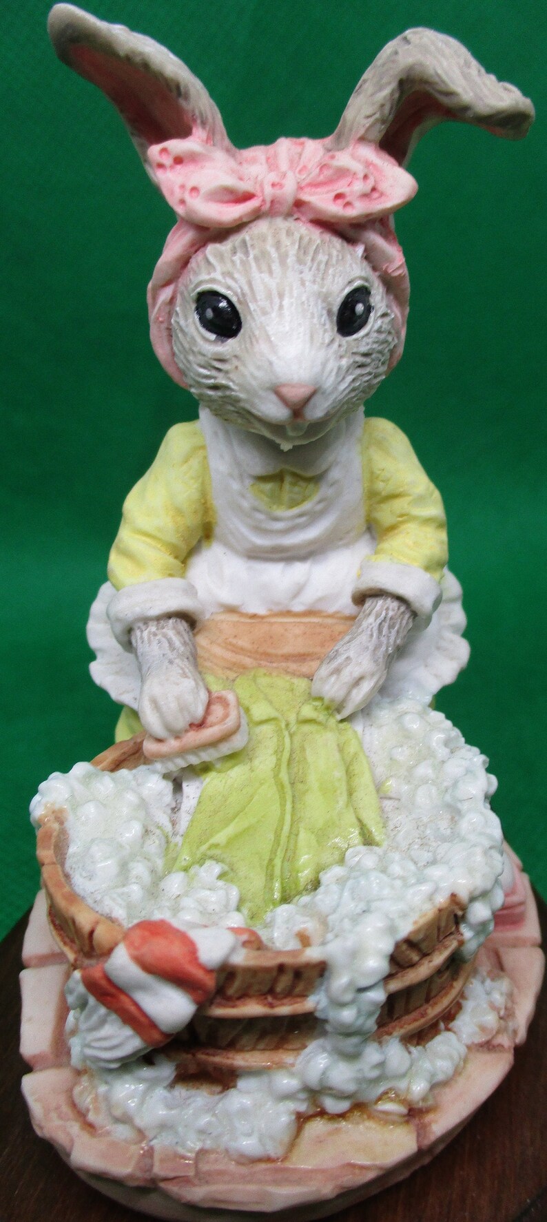 Rebecca Rabbit Figurine Little Nook Village by Leonardo - Etsy