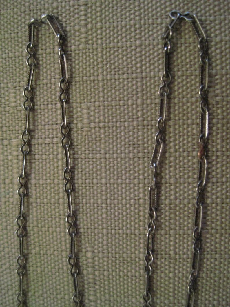 VICTORIAN BAGUETTE RHINESTONE Pendant Necklace Silver Tone - Etsy