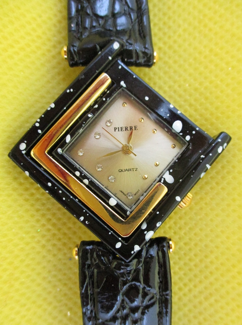 Pierre Women Watch Vintage Rhinestone Pierre Womens Quartz - Etsy