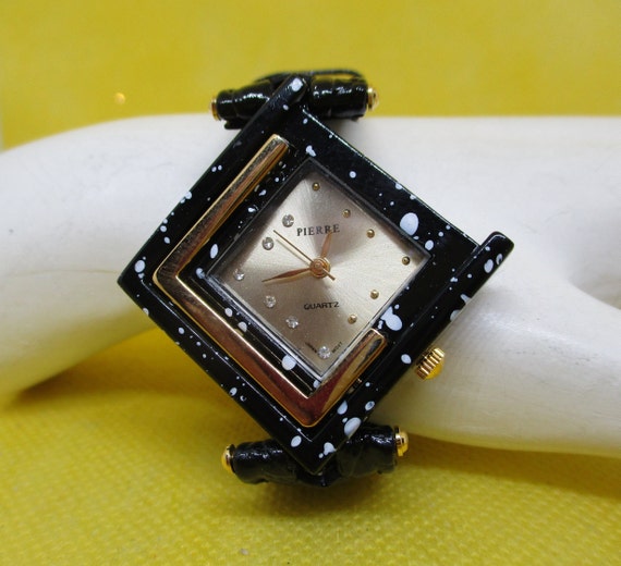 Pierre Women Watch Vintage Rhinestone Pierre Womens Quartz - Etsy