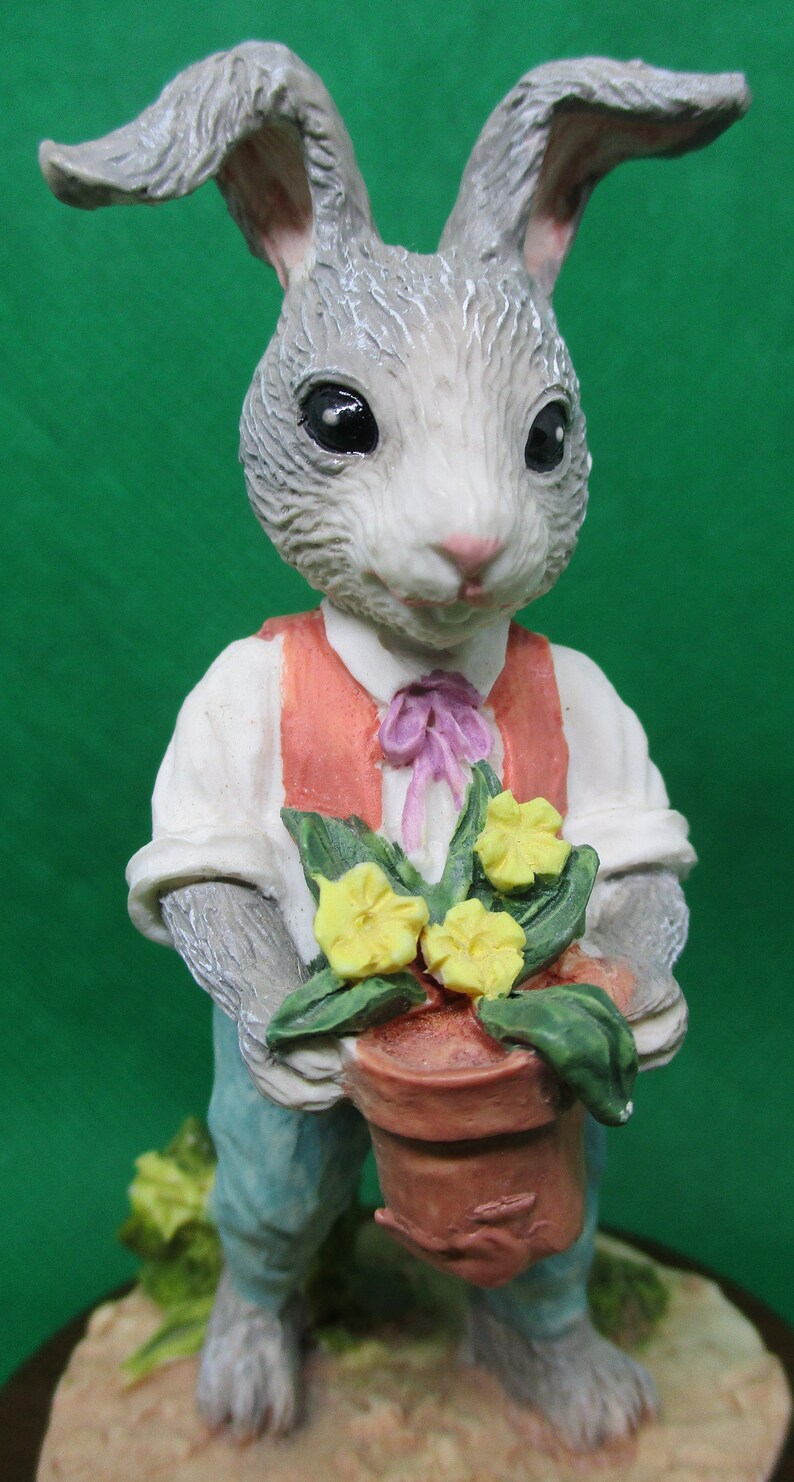 Little Nook Village by Lionardo Jasper Rabbit Figurine 1989 | Etsy