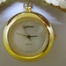 BONETTO Watch Red White Blue SEQUINS Gold Mesh Bow Mother of Pearl ...