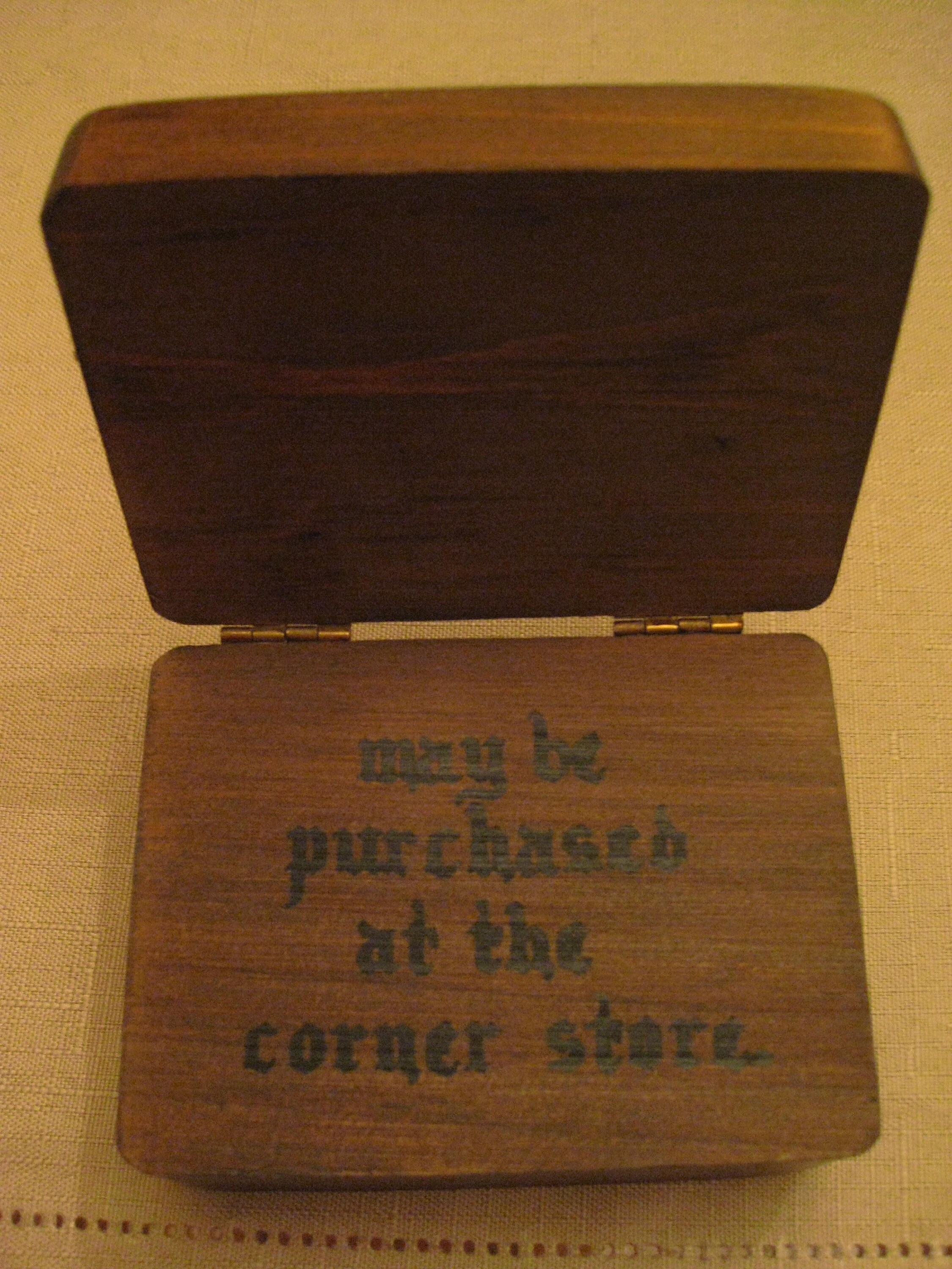 GAG BOX Handcrafted Hand Painted Wood Cigarette Hinged Flip - Etsy