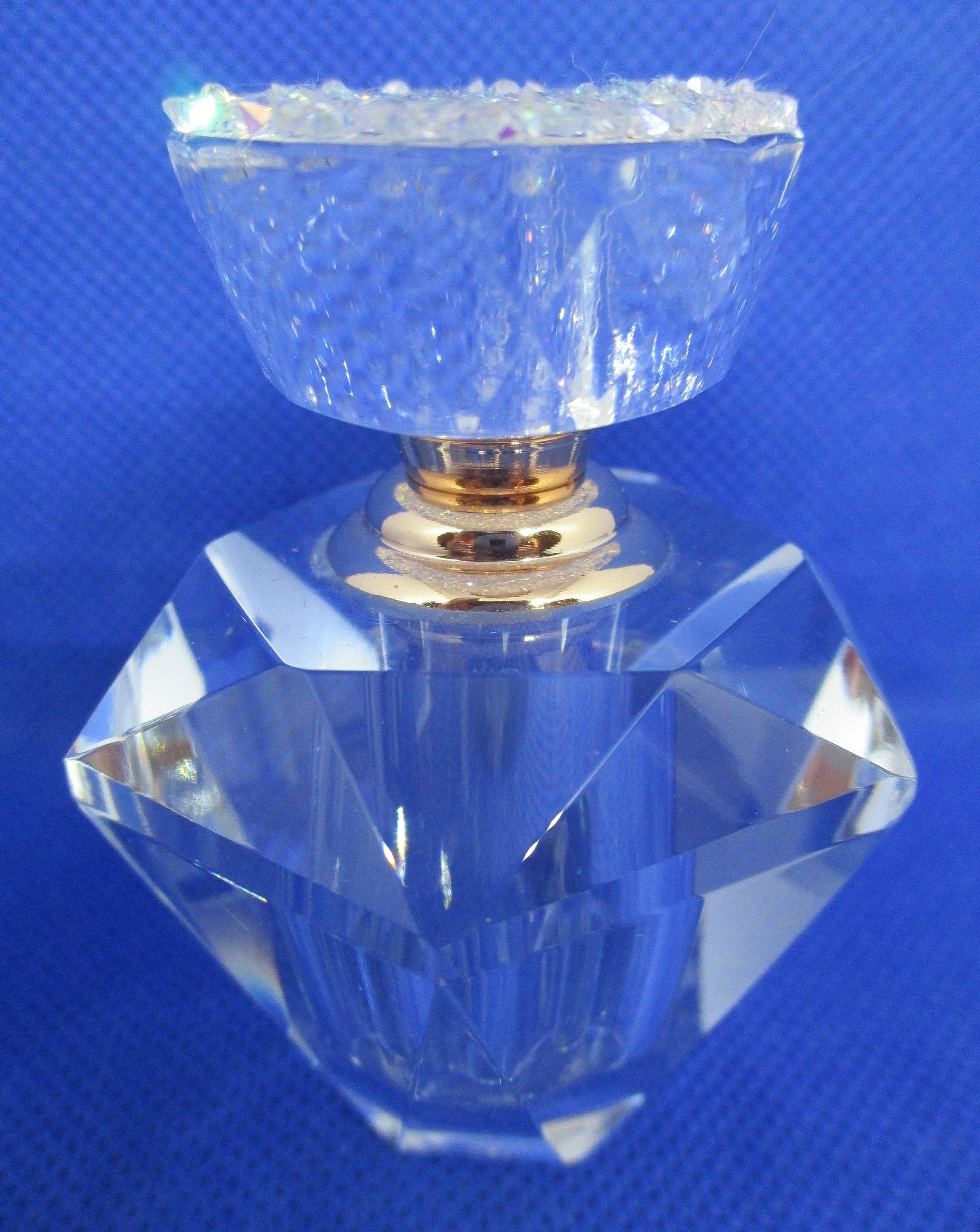 Oleg Cassini Crystal Perfume Bottle Oleg Cassini AB Crystal | Etsy