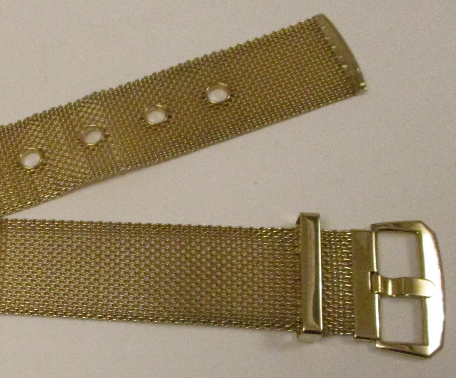 Vintage Gold Tone Metal Mesh Belt Gold Tone Belt Gold Tone Metal Mesh ...