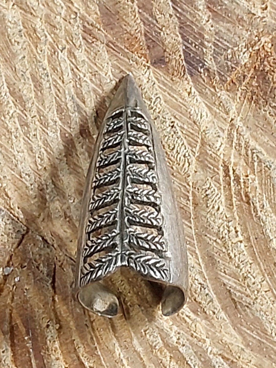 Sterling Silver Claw Shaped Finger Tip Ring Size 3 Adjustable - Etsy