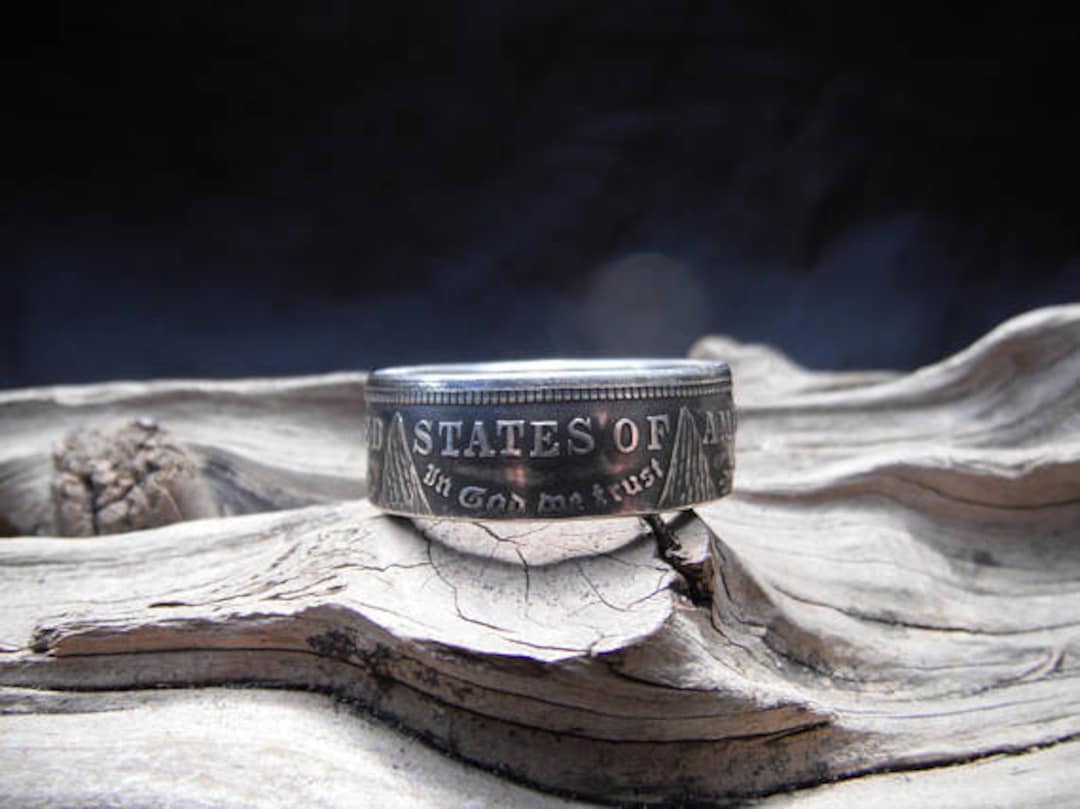Morgan Silver Dollar Coin Ring Any Size/finish - Etsy