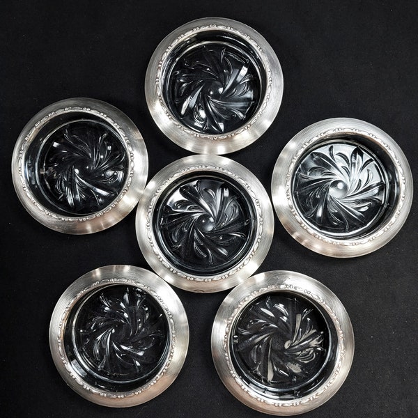 Sterling Silver Coasters - Etsy