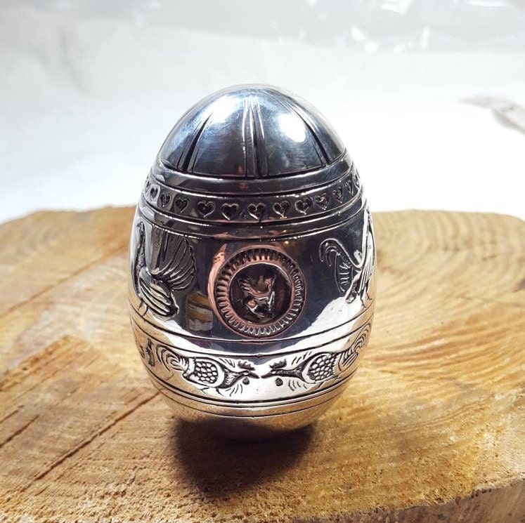 Silver Egg Greece - Etsy