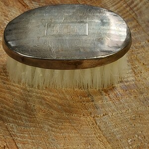 Vintage Webster Sterling Silver Baby Brush Monogramed "mark" - Etsy