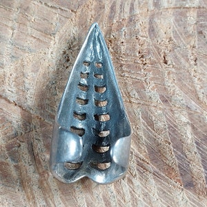 Sterling Silver Claw Shaped Finger Tip Ring Size 3 Adjustable - Etsy