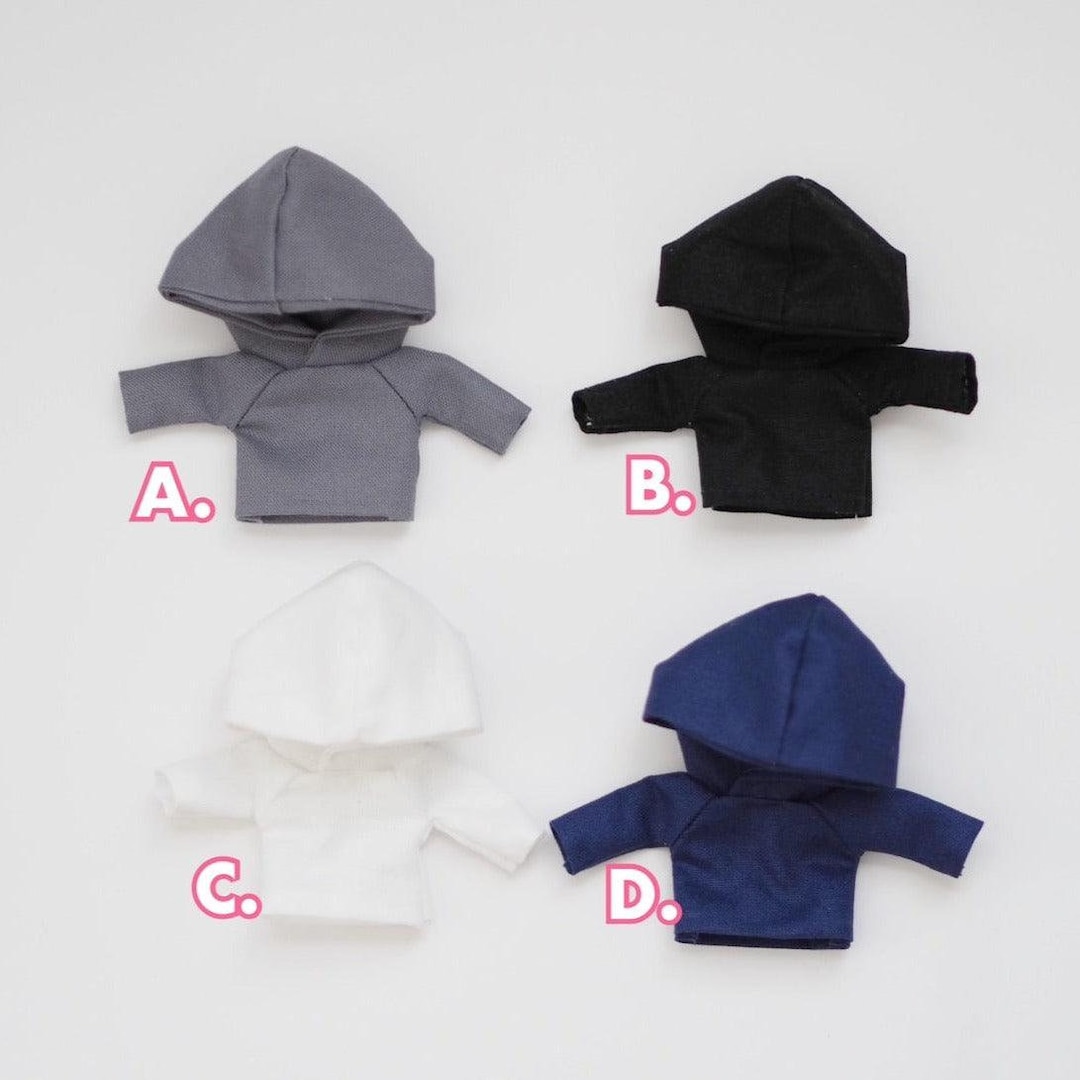Basic Hoodies Hooded Sweater Nendoroid Clothes Obitsu11 Clothes 1/12 ...