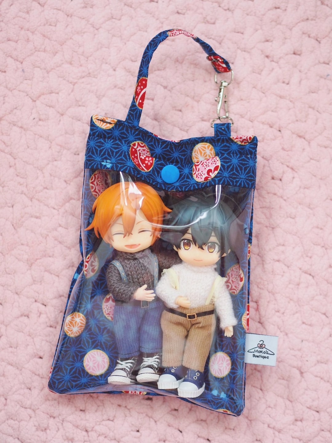 Handmade Carrying Bag Colorful Ver for Nendoroid Doll Obitsu 11 Plushie ...
