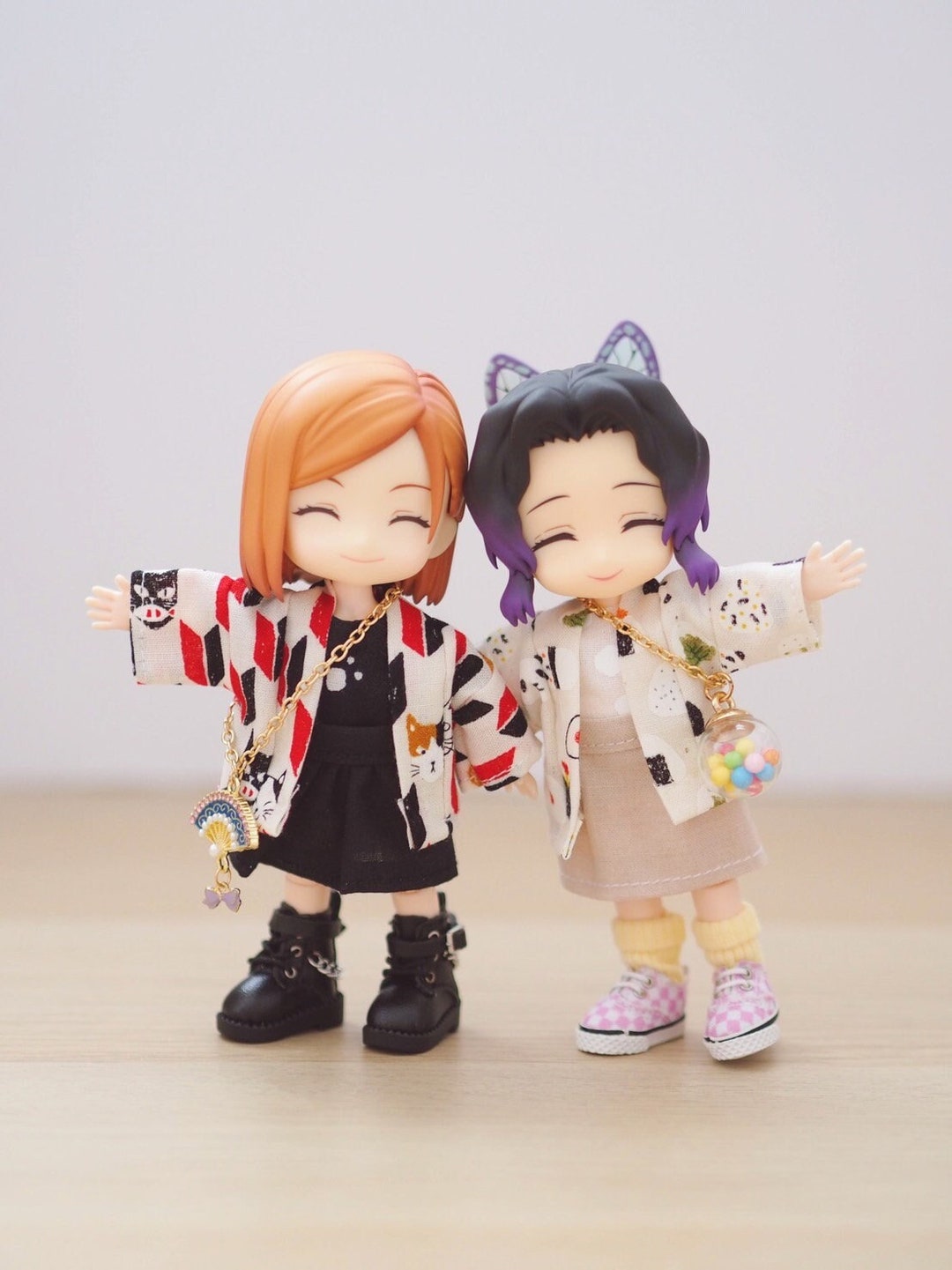 Japanese Haori Set With Charm | Nendoroid Doll Clothes Obitsu 11 Doll ...