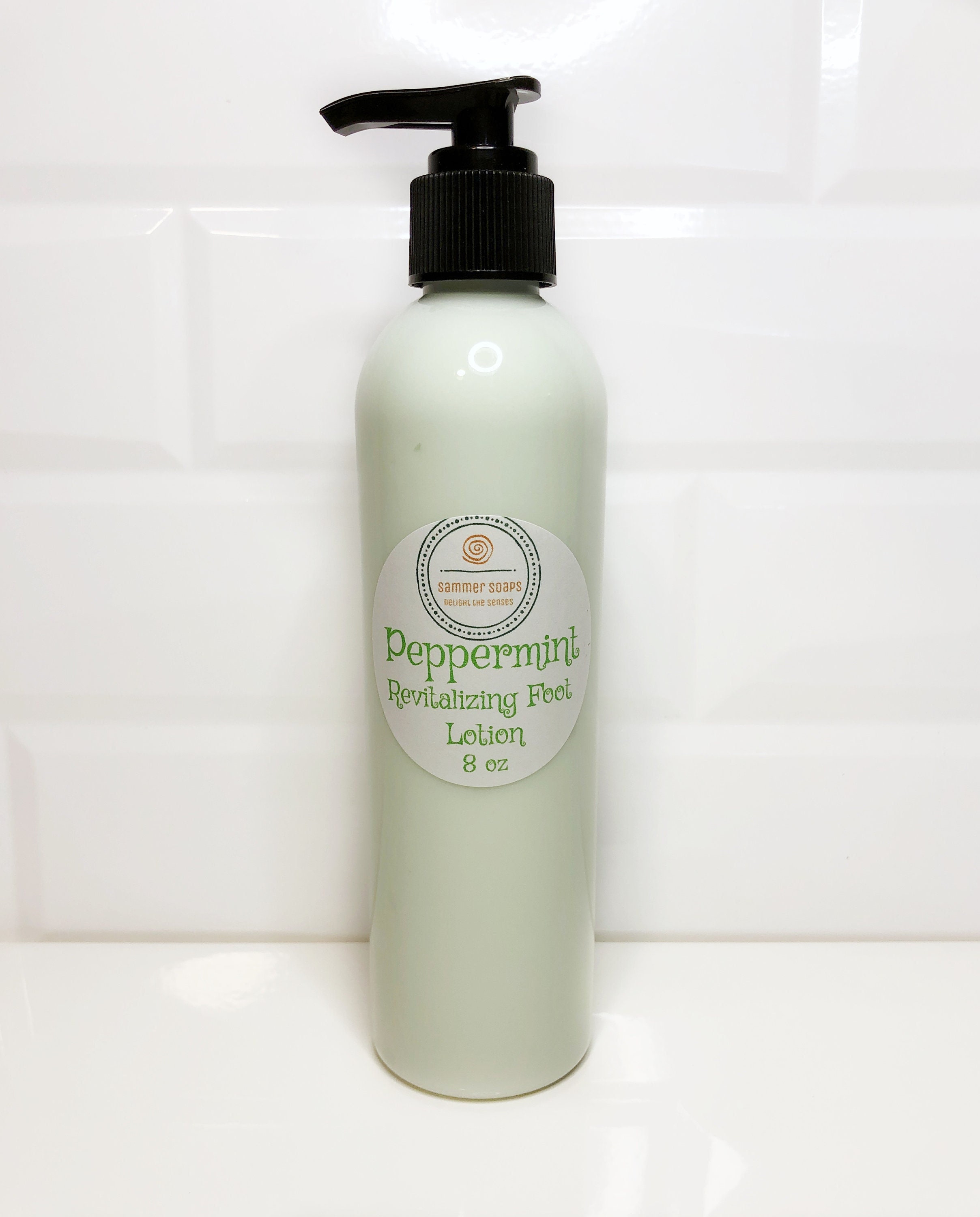 Peppermint Foot Lotion, 4 Oz, 8 Oz, 16 Oz Soothing Peppermint Foot ...