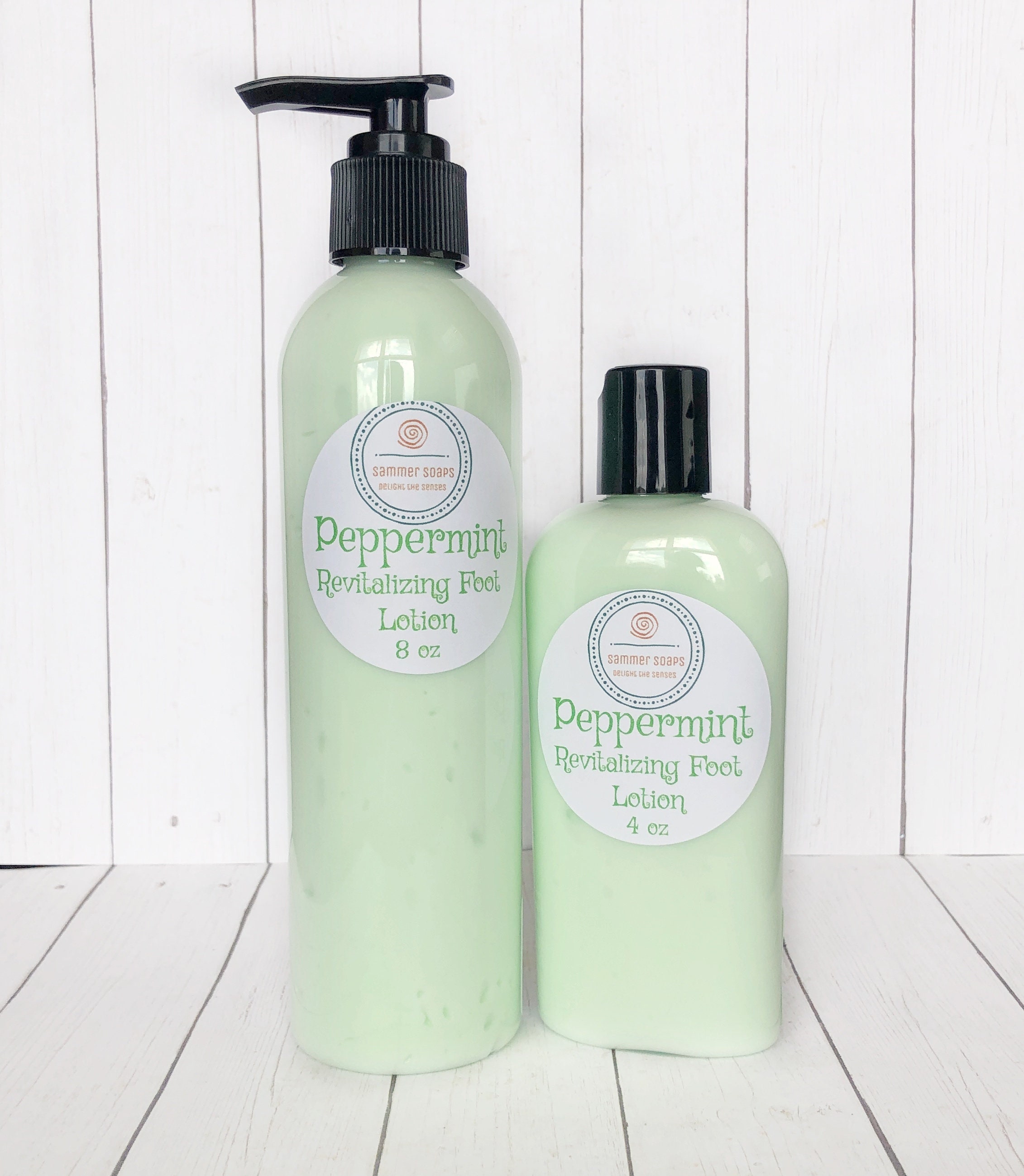 Peppermint Foot Lotion, 4 Oz, 8 Oz, 16 Oz Soothing Peppermint Foot ...