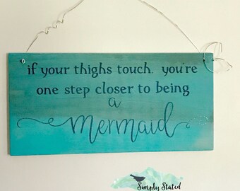 Mermaid signs | Etsy