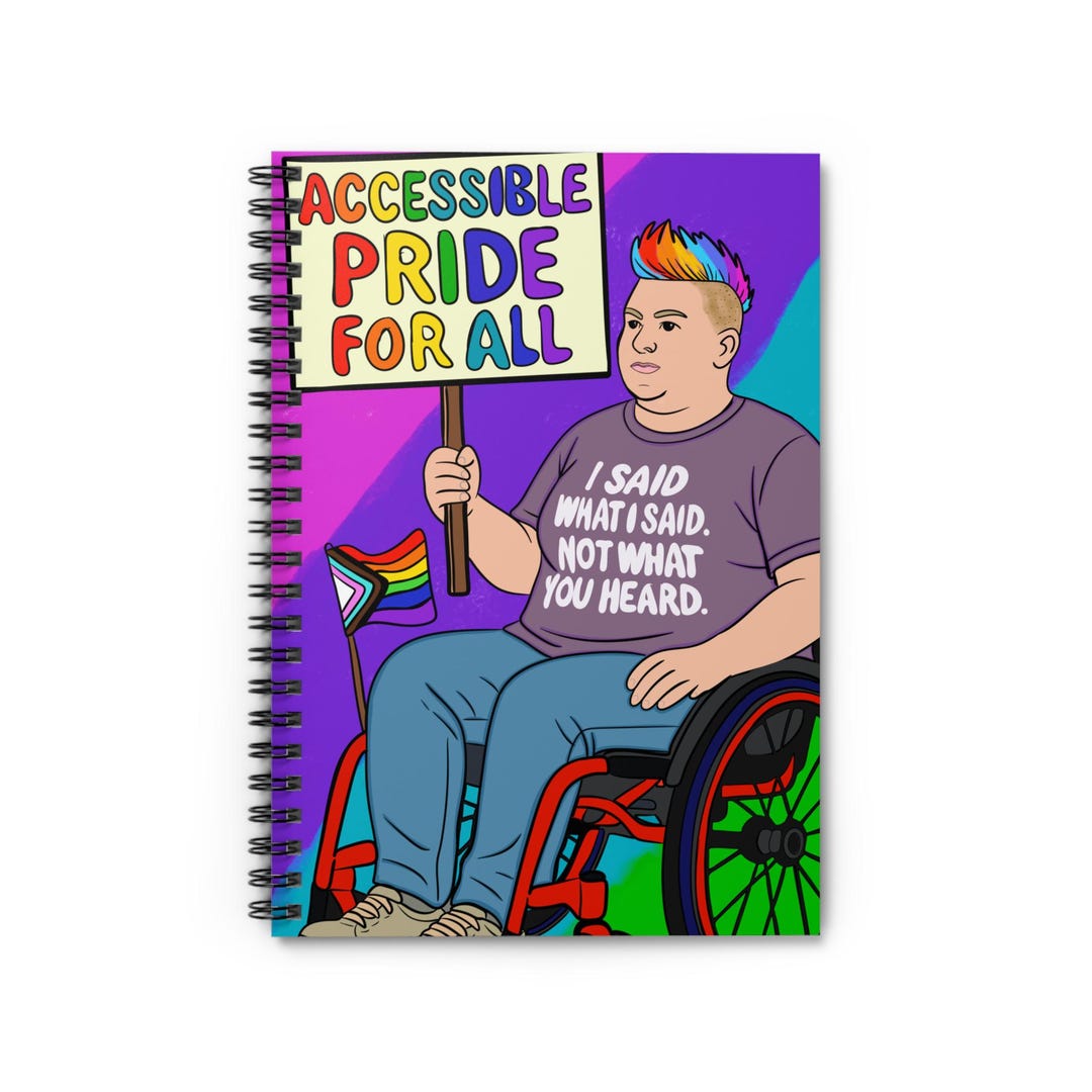 LGBTQIA+ Pride Journal: Rainbow Diary, Queer Writing Pad - Etsy