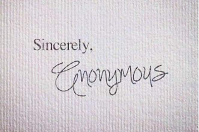 Anonymous Letters/notes Sent to Anyone! Pick Your Words, Theme and ...