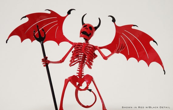 Devil Skeleton small - Etsy