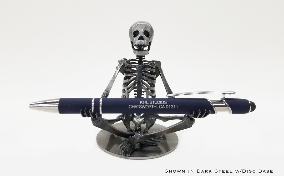 Zen Skeleton Pen Holder - Etsy