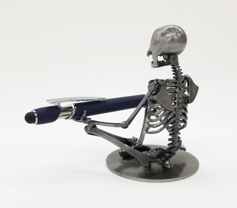 Zen Skeleton Pen Holder | Etsy