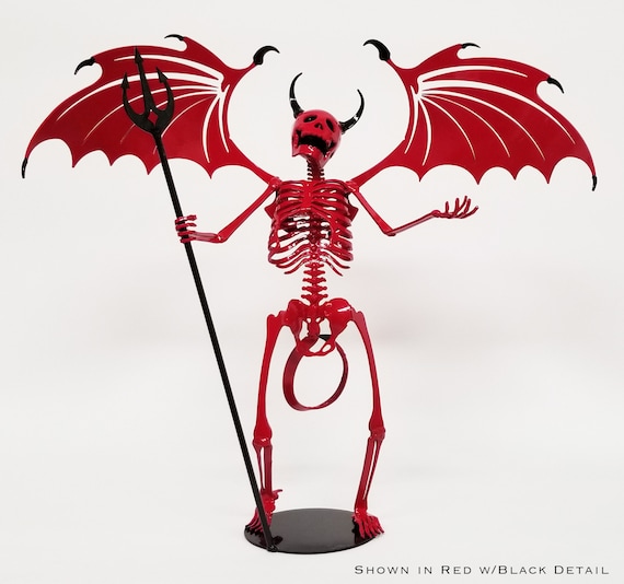 Devil Skeleton | Etsy