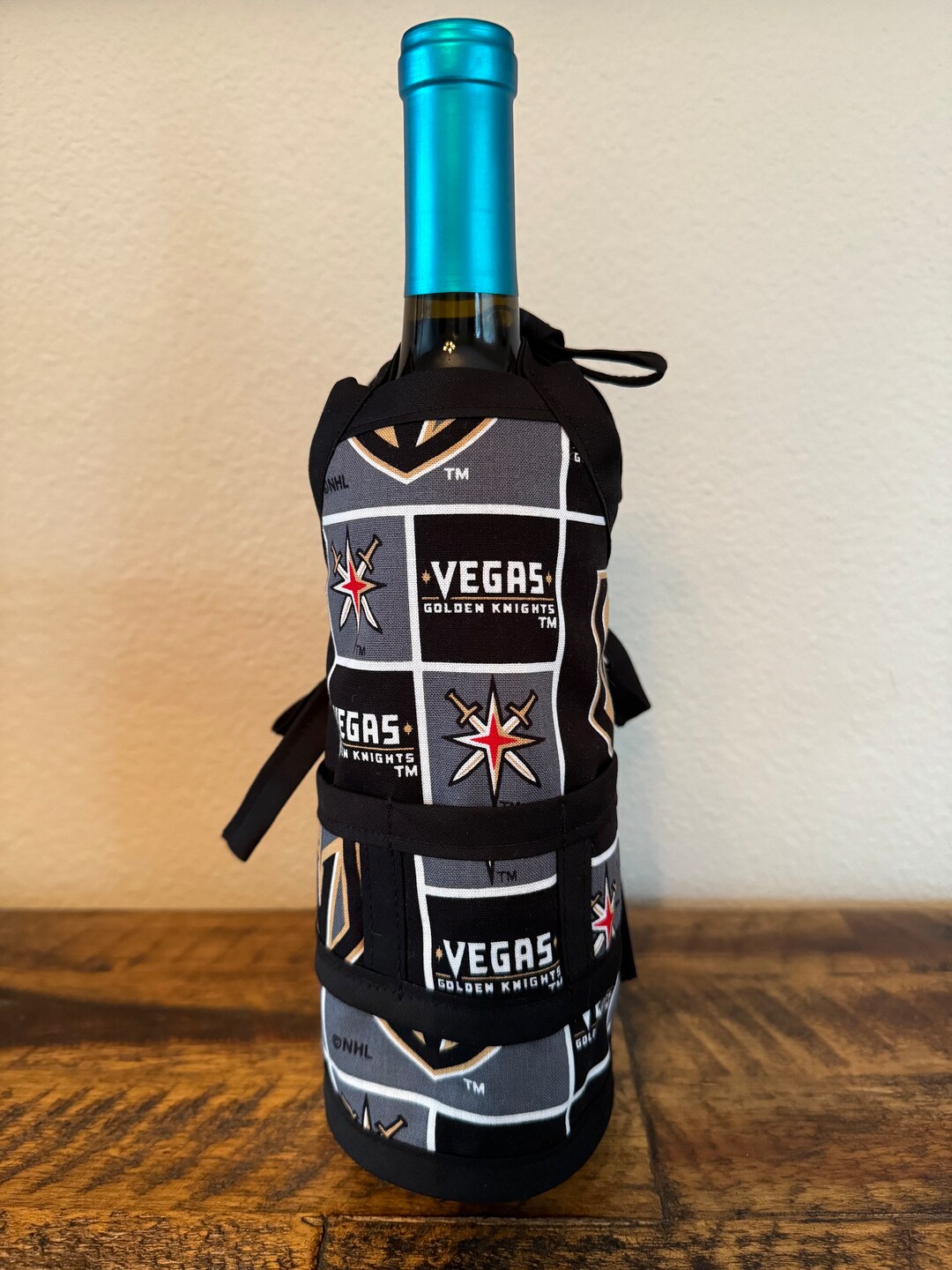 Vegas Golden Knights Wine Bottle Cover - Etsy