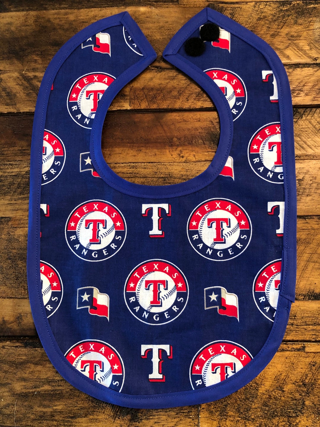 Texas Rangers Baby Bib - Etsy