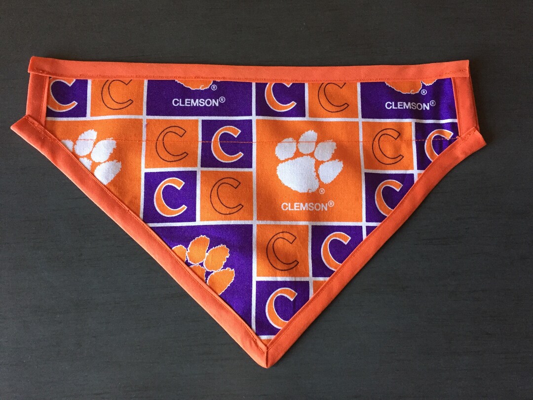 Clemson University Dog Scarf - Etsy