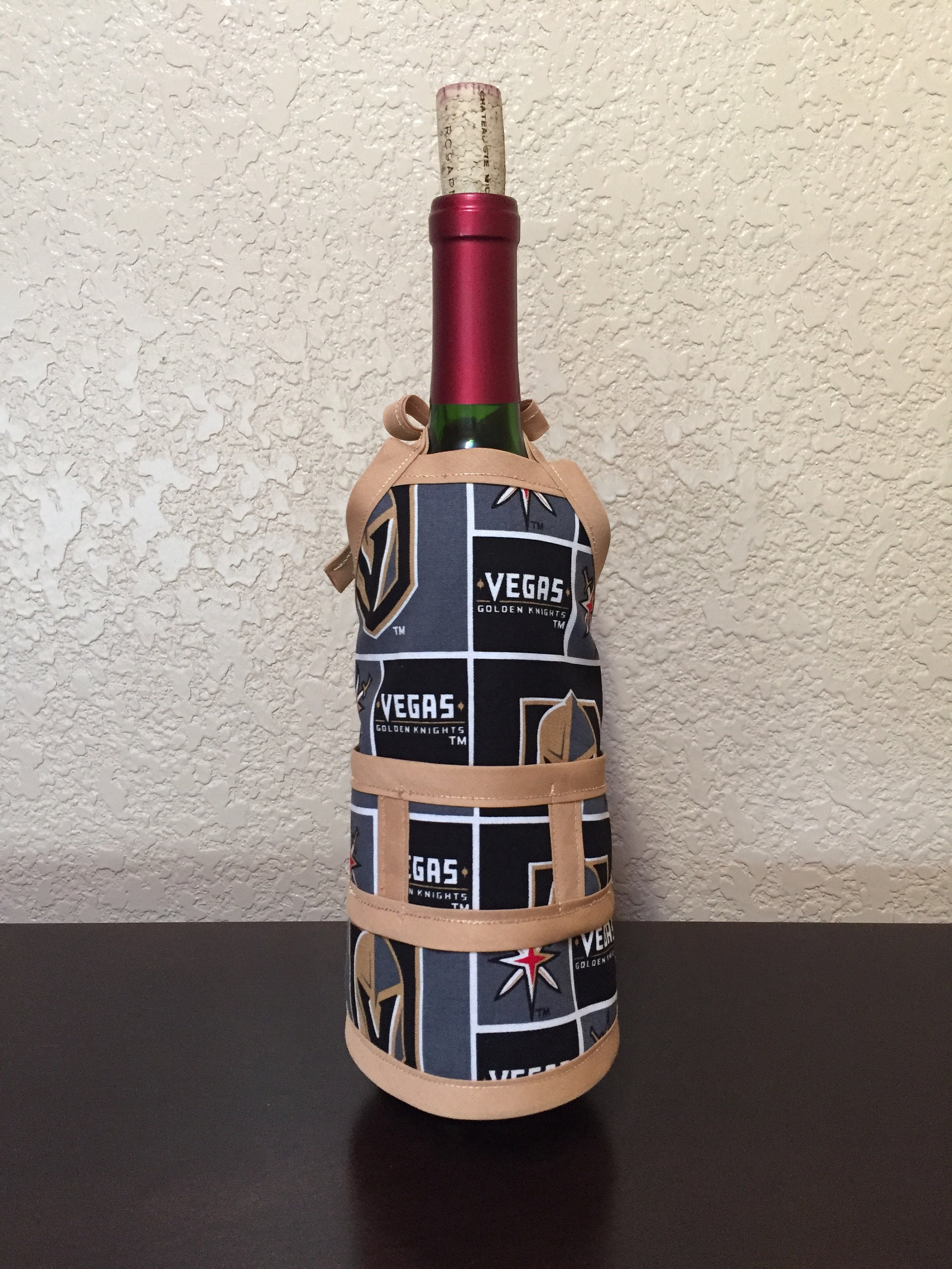 Vegas Golden Knights Wine Bottle Cover | Etsy