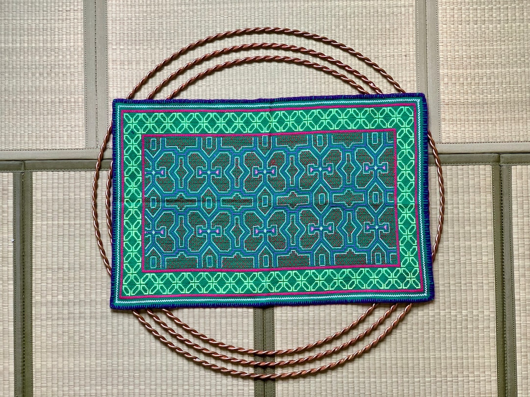 Sacred Geometry of Nature Tela Ayahuasca Tapestry Peruvian Amazonian ...